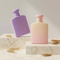 China Anding Supplier High End Custom Printed Private Label 50 ml 100 ml Crimp Square Refillable Spray Glass Empty Perfume Bottle for sale