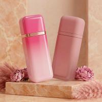 China Anding Oem Bulk Custom Design Printing 100ml Crimp Rectangle Refillable Luxury Custom Glass Empty Perfume Bottle for sale