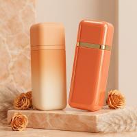 China Anding Oem Bulk Custom Design Printing 100ml Crimp Rectangle Refillable Luxury Custom Glass Empty Perfume Bottle for sale