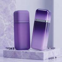 China Anding Oem Bulk Custom Design Printing 100ml Crimp Rectangle Refillable Luxury Custom Glass Empty Perfume Bottle for sale