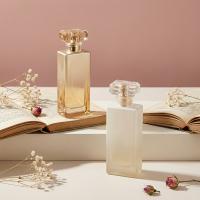 China Anding Oem Bulk Custom Printing 100 ml Rectangle High End Refillable Spray Luxury Empty Glass Perfume Bottle for sale