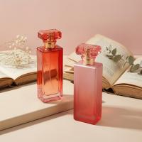 China Anding Oem Bulk Custom Printing 100 ml Rectangle High End Refillable Spray Luxury Empty Glass Perfume Bottle for sale