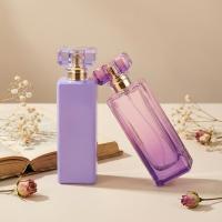 China Anding Oem Bulk Custom Printing 100 ml Rectangle High End Refillable Spray Luxury Empty Glass Perfume Bottle for sale
