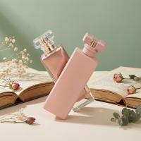 China Anding Oem Bulk Custom Printing 100 ml Rectangle High End Refillable Spray Luxury Empty Glass Perfume Bottle for sale
