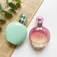 China Anding Supplier Oem Bulk Custom Printing 100 ml Round High End Refillable Spray Luxury Empty Glass Perfume Bottle for sale