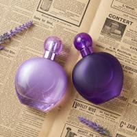 China Anding Supplier Oem Bulk Custom Printing 100 ml Round High End Refillable Spray Luxury Empty Glass Perfume Bottle for sale