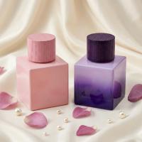China Anding Oem Design 100ml Square Refillable Spray Custom Empty Luxury Glass Perfume Bottle for sale