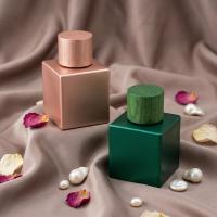 China Anding Oem Design 100ml Square Refillable Spray Custom Empty Luxury Glass Perfume Bottle for sale
