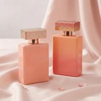 China Anding Manufacturer Bulk Customizable Refill Mist 100ml Rectangle High Quality Luxury Glass Empty Perfume Bottle for sale