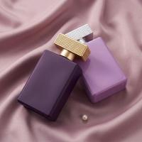 China Anding Manufacturer Bulk Customizable Refill Mist 100ml Rectangle High Quality Luxury Glass Empty Perfume Bottle for sale