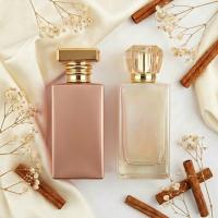 China Anding Manufacturer High End 85ml Bulk Customizable Printing Crimp Rectangle Luxury Glass Empty Perfume Bottle for sale