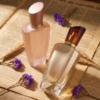 China Anding Manufacturer Bulk Customizable Printing Refill 100ml Crimp High Quality Luxury Glass Empty Perfume Bottle for sale