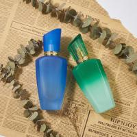 China Anding Manufacturer Bulk Customizable Printing Refill 100ml Crimp High Quality Luxury Glass Empty Perfume Bottle for sale