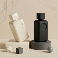 China Anding Manufacturer Bulk Customizable Printing 100ml Rectangle Refillable High Quality Luxury Empty Glass Perfume Bottle for sale