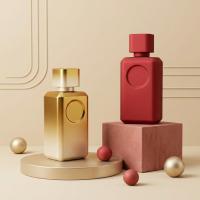 China Anding Manufacturer Bulk Customizable Printing 100ml Rectangle Refillable High Quality Luxury Empty Glass Perfume Bottle for sale