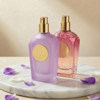 China Anding Manufacturer Bulk Customizable Private Label 100ml Rectangle Refillable Atomizer Glass Empty Perfume Bottle for Perfume for sale