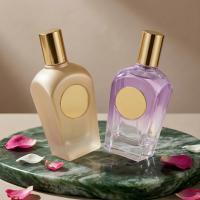 China Anding Manufacturer Bulk Customizable Private Label 100ml Rectangle Refillable Atomizer Glass Empty Perfume Bottle for Perfume for sale