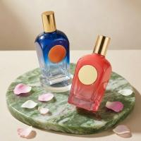 China Anding Manufacturer Bulk Customizable Private Label 100ml Rectangle Refillable Atomizer Glass Empty Perfume Bottle for Perfume for sale