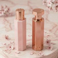 China Anding Manufacturer Bulk Customizable Printing 80ml Crimp Refill Mist High Quality Cylinder Luxury Glass Empty Perfume Bottle for sale