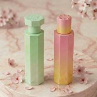 China Anding Manufacturer Bulk Customizable Printing 80ml Crimp Refill Mist High Quality Cylinder Luxury Glass Empty Perfume Bottle for sale