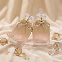China Anding Manufacturer High Quality Bulk Customizable Refill Mist 55ml Square Luxury Glass Empty Perfume Bottle for sale