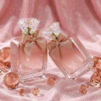 China Anding Manufacturer High Quality Bulk Customizable Refill Mist 55ml Square Luxury Glass Empty Perfume Bottle for sale