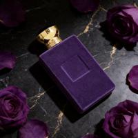 China Anding Manufacturer Bulk Customizable Crimp Round Cap Velvet Refill Mist Quality 100 ml Rectangle Glass Empty Perfume Bottle for sale