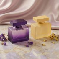 China Anding Manufacturer Custom Color Square Luxe Premium Spray Empty Glass 100ml Perfume Bottle for sale
