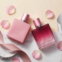 China Anding Supplier High End Custom Printing 50ml 100ml Square Refillable Spray Luxury Empty Glass Perfume Bottle for sale