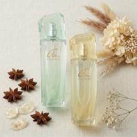 China Anding Manufacturer Designer Custom Printing 100ml Crimp Rectangle Premium Refillable Spray Luxury Empty Glass Perfume Bottle for sale