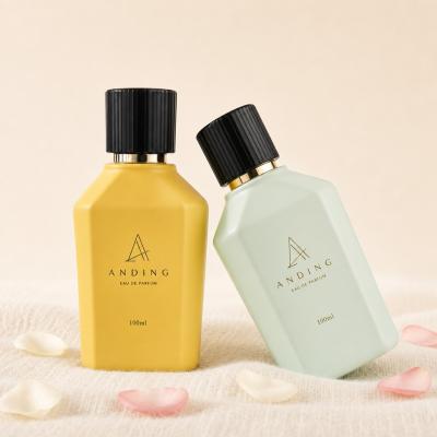 China Anding Wholesale Modern Luxury Elegant Low Moq Empty Glass 100ml Custom Perfume Bottle Botella De Perfume for sale