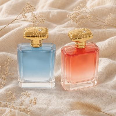 China Anding Wholesale Premium Frosted Empty Luxury Glass Low Moq 100ml Custom Perfume Bottle Botella De Perfume for sale