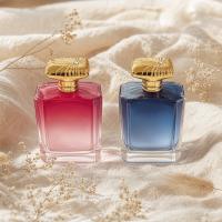 China Anding Wholesale Premium Frosted Empty Luxury Glass Low Moq 100ml Custom Perfume Bottle Botella De Perfume for sale