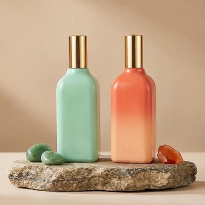 China Anding Supplier Elegant Design Empty Modern Unique 100ml Glass Perfume Bottle Luxury Botella De Perfume for sale