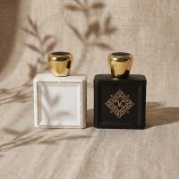 China Anding Bulk Luxury Design Minimalist Empty with Spray Modern Unique Elegant Glass Perfumes Bottles 100ml for sale