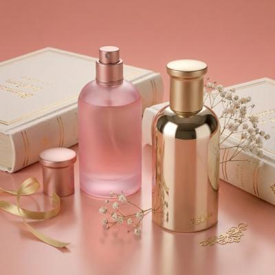 China Anding Supplier Design Empty Modern Quality Luxury Custom 100ml Glass Perfume Bottle  Flacon Parfum for sale