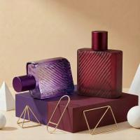 China Anding Rectangle Empty High-end Unique Design Luxury Luxury 100ml Glass Perfume Bottle Botella De Perfume for sale