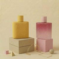 China Anding Rectangle Empty High-end Unique Design Luxury Luxury 100ml Glass Perfume Bottle Botella De Perfume for sale