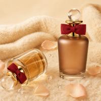 China 100ml Perfume Bottles Cylinder Glass Empty Spray Crimp Neck Round Cap for sale