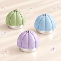 China Perfume Bottle Caps Magnetic Weighted Plastic Dome Ribbed Cover Accessory for sale