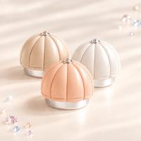 China Perfume Bottle Caps Magnetic Weighted Plastic Dome Ribbed Cover Accessory for sale