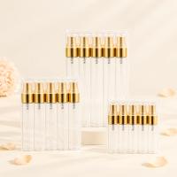 China 3ml 5ml 10ml Travel Perfume Sample Bottles Empty Glass Spray Cylinder Mini for sale