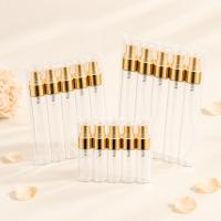 China 3ml 5ml 10ml Travel Perfume Sample Bottles Empty Glass Spray Cylinder Mini for sale
