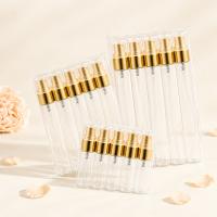 China 3ml 5ml 10ml Travel Perfume Sample Bottles Empty Glass Spray Cylinder Mini for sale