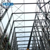 China Customizable Size Warehouse Prefabricated Buildings H Beam Building Construction for sale