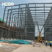 China Modular Heavy Industrial Steel Structure Buildings Large Span Rust Resistance for sale