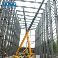 China Fire Resistant Steel Structure Warehouse Large Span Column Free Space Office Building for sale