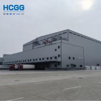 China Fire Resistant Steel Structure Warehouse Large Span Column Free Space Office Building for sale