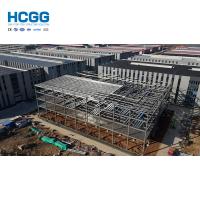 China Large Span Metal Building Workshop Wind Resistance Q355B Q235B Steel Framed Workshops for sale
