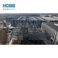 China Large Span Metal Building Workshop Wind Resistance Q355B Q235B Steel Framed Workshops for sale